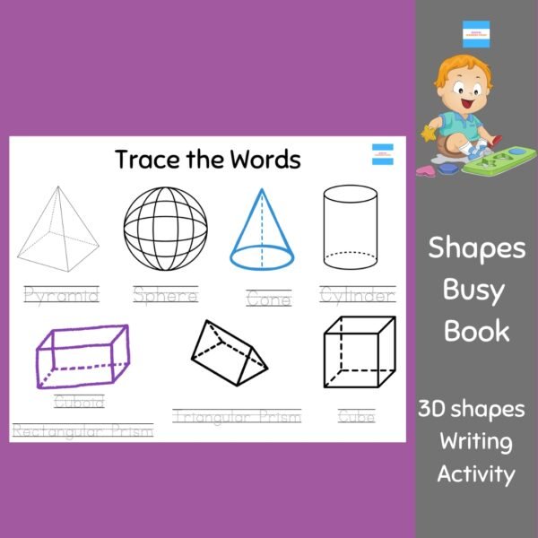 Shapes Busy Book — Digital Learning packs
